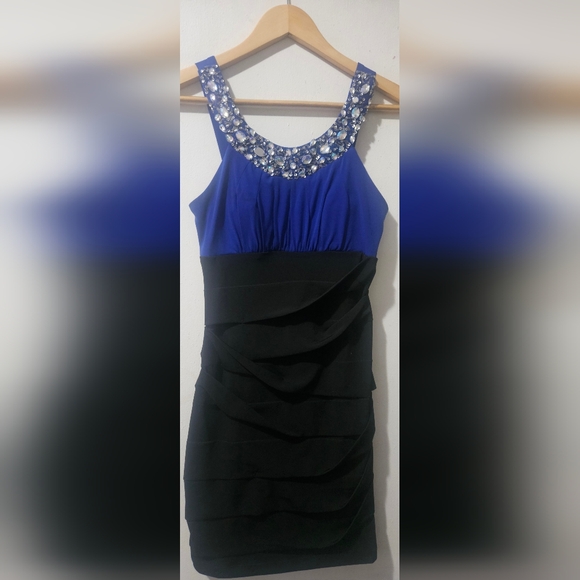 City Triangles | Dresses | City Triangles Royal Blue And Black ...